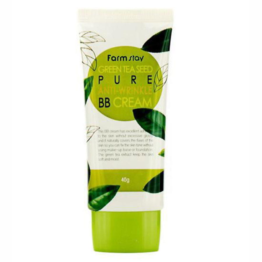 Farm Stay Green Tea Seed Pure Anti-Wrinkle BB Cream 40 gm - SheSokara