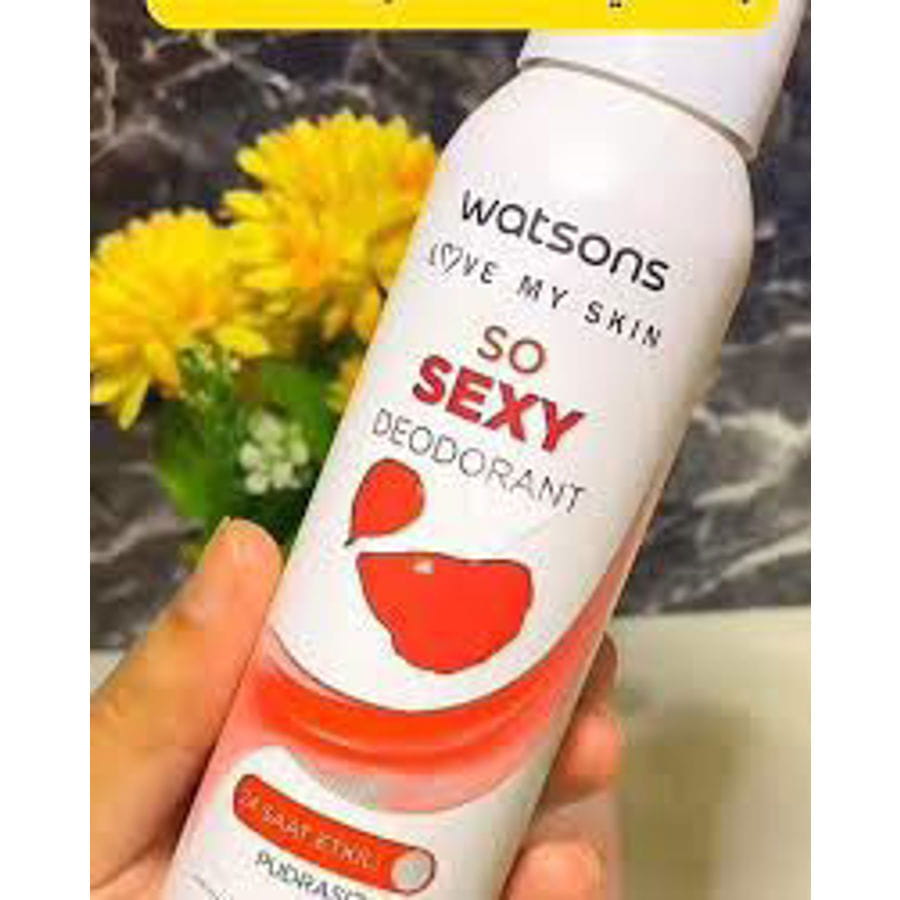 Watsons So Sexy Deodorant Spray Powder-Free 150 ml - SheSokara