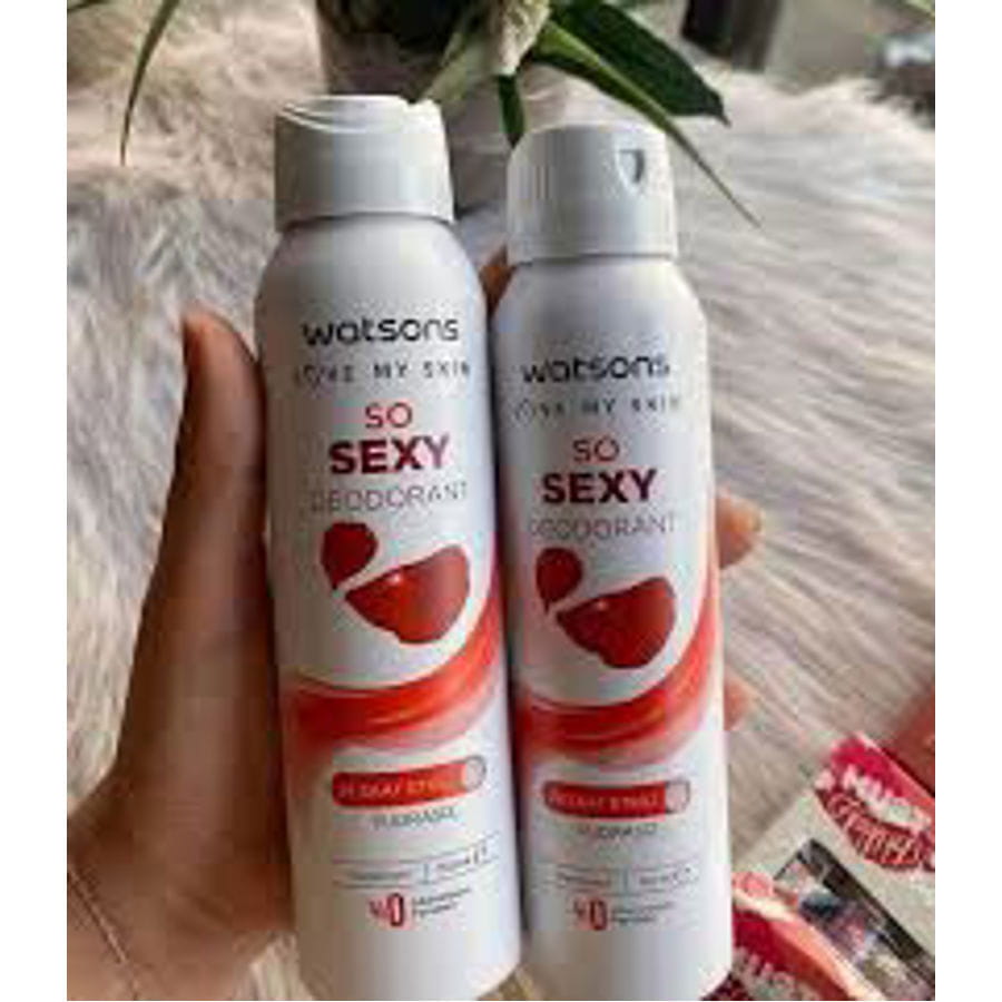 Watsons So Sexy Deodorant Spray Powder-Free 150 ml - SheSokara