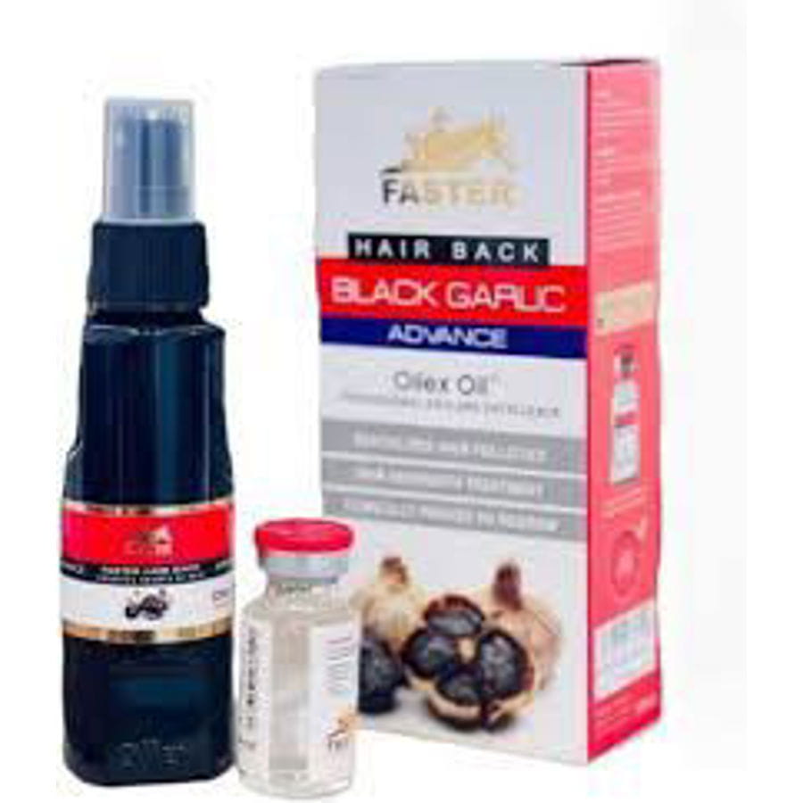 Faster Black Garlic Advance Oilex Oil Hair Back -100ml - SheSokara